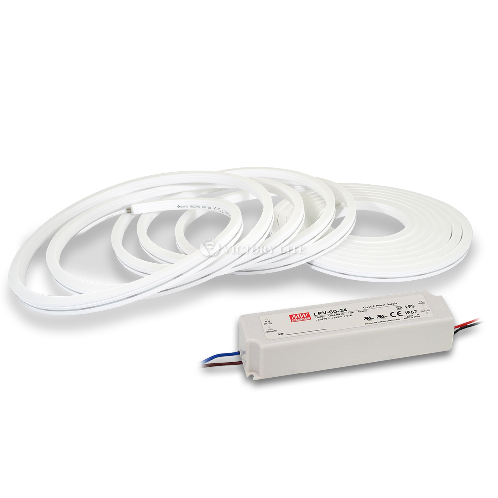 Product - LFT-VL LED FLEXI TUBE 0612 9,6w/m 24V IP65-indoor + Driver ...